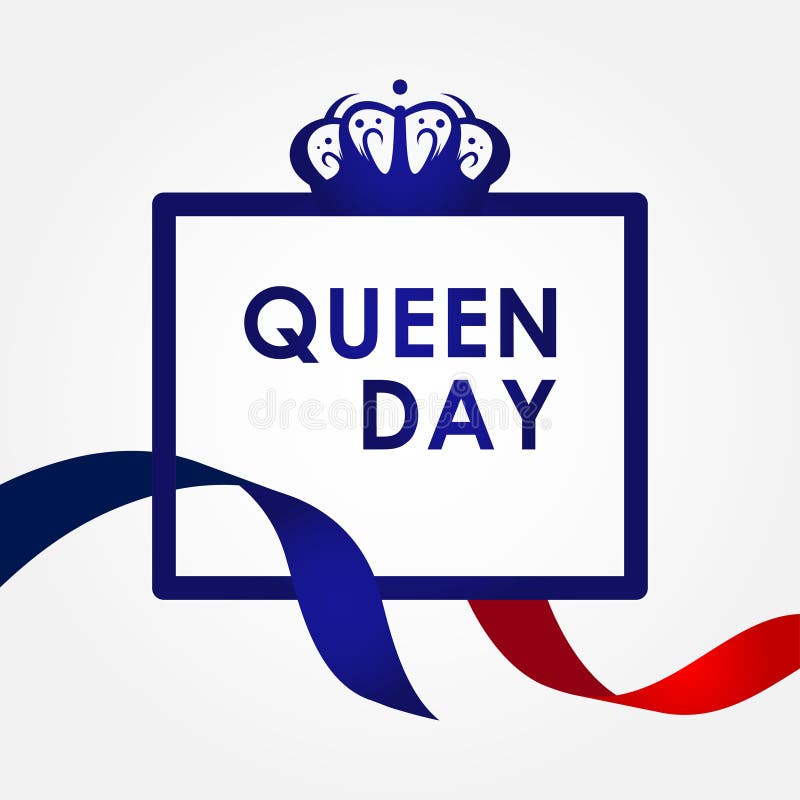 Happy Queens Day Vector Design Illustration for Celebrate Moment Stock ...