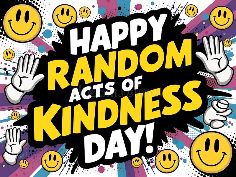 Happy Random Acts of Kindness Day Banner Stock Illustration ...