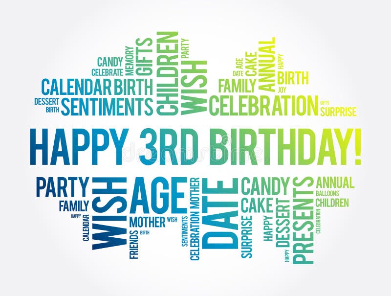 Birthday Word Collage Stock Illustrations – 952 Birthday Word Collage ...