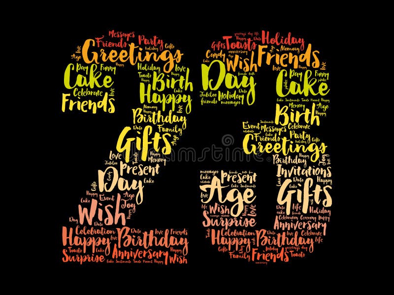 Happy 23rd Birthday Stock Illustrations – 368 Happy 23rd Birthday Stock ...