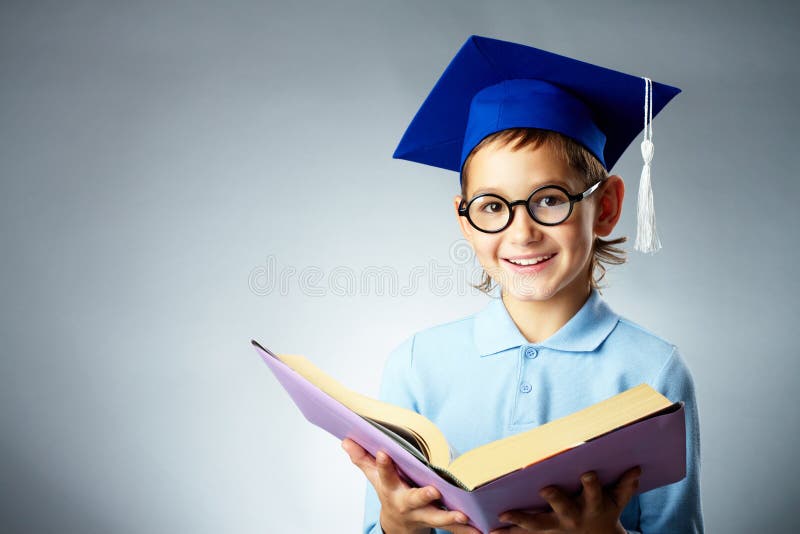 Cute reader stock photo. Image of wisdom, little, preschooler - 81603244
