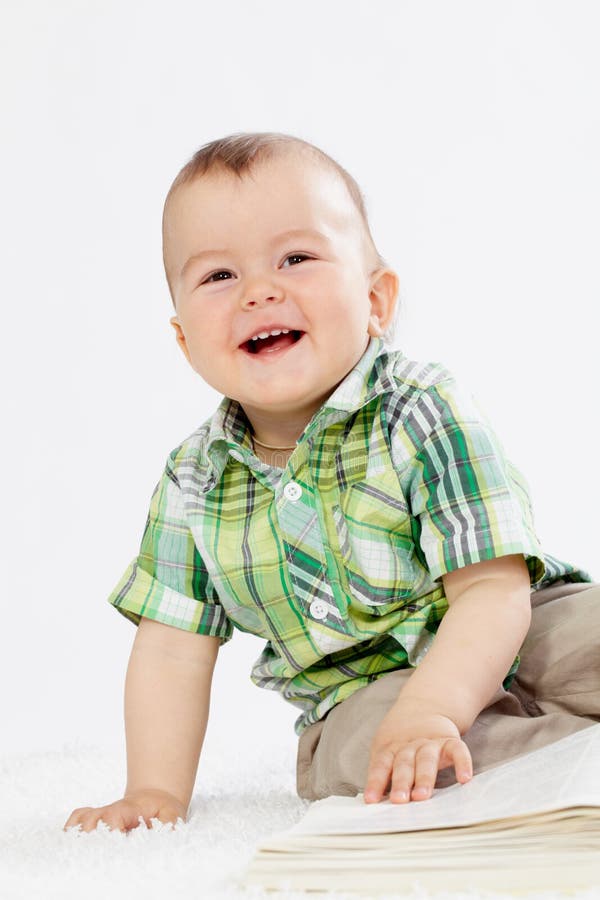 Happy reader stock image. Image of beginner, cute, happy - 17246299