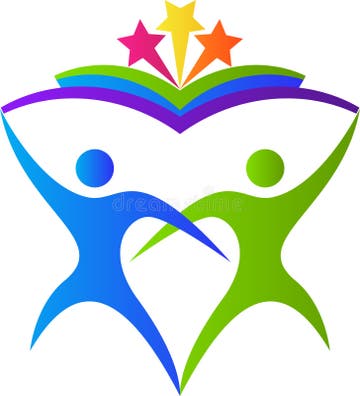 Happy readers stock vector. Illustration of hold, cartoon - 33297679