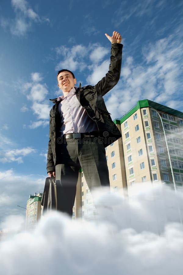 Happy real estate agent stock image. Image of happy, property - 18781935