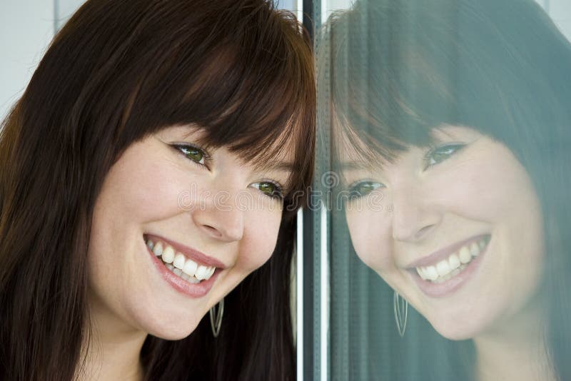 Beautiful and Happy 2 stock photo. Image of teeth, natural - 722904