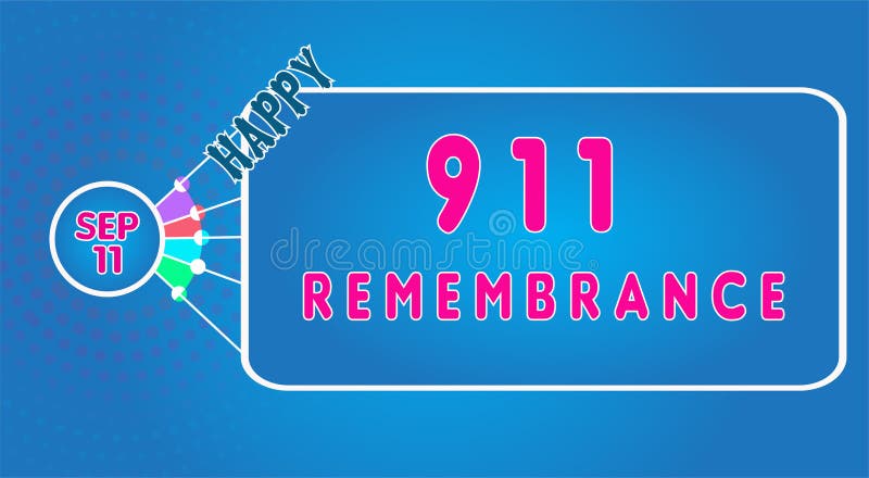 Happy 911 Remembrance, September 11. Calendar of September Text Effect ...