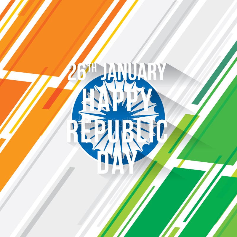 Happy republic day banner stock vector. Illustration of creative ...