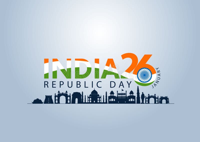 Happy Republic Day India.26th January Background Stock Vector ...