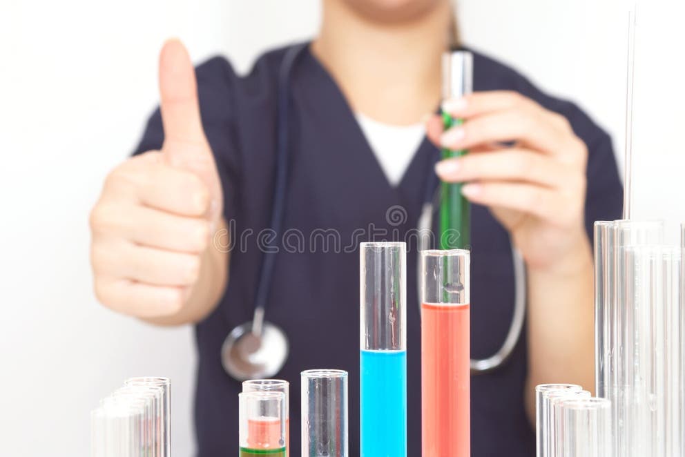 Happy researcher stock photo. Image of examine, chemist - 1440588
