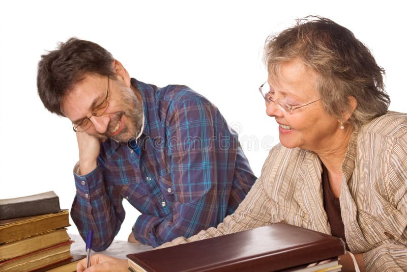 Happy researchers stock photo. Image of laughter, author - 7750786