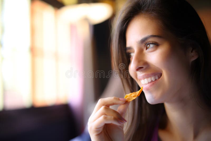Happy Phone User Looks at Camera Stock Image - Image of smart, cell ...