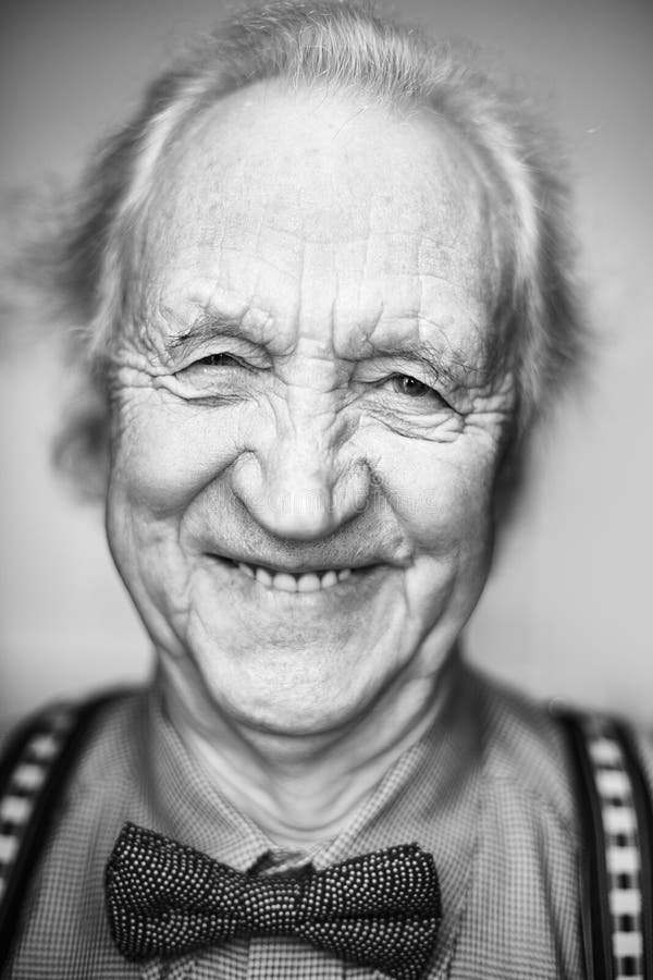 Happy retired man stock image. Image of portrait, smiling - 58838991
