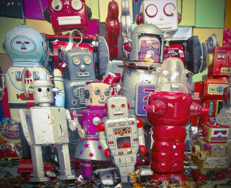 Happy Robots Having Fun Stock Photos - Free & Royalty-Free Stock Photos ...