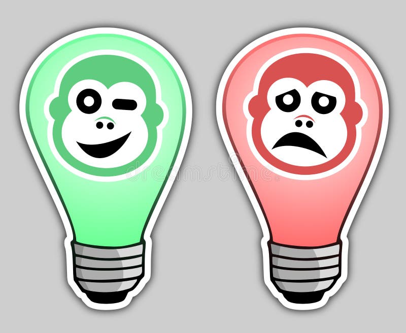 Happy Sad Bulb Stock Illustrations – 428 Happy Sad Bulb Stock ...