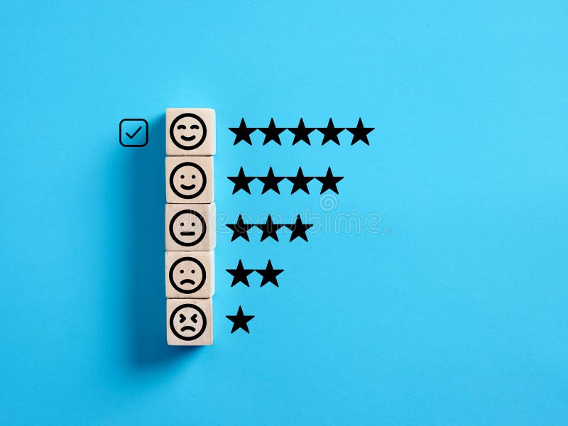 Happy, Sad and Neutral Faces with with Five Star Happy Face Selected ...