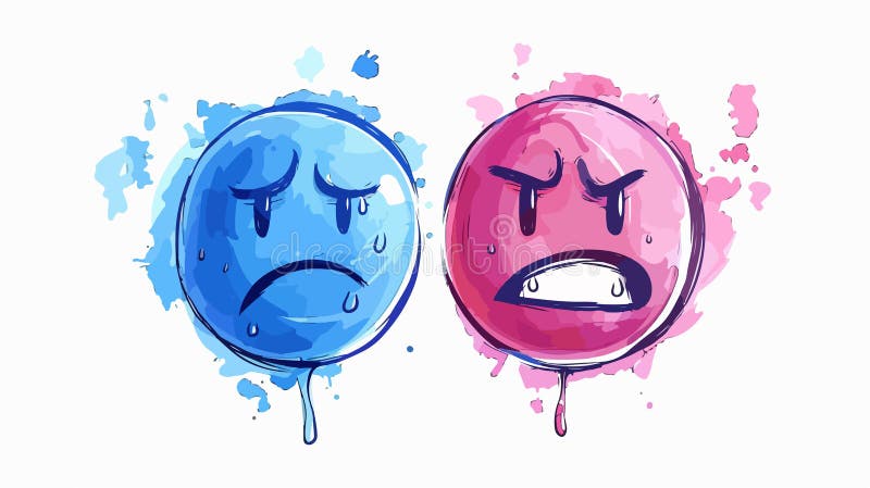 Happy and Sad Smiley: Explore Human Emotions with Expressive Face Image ...