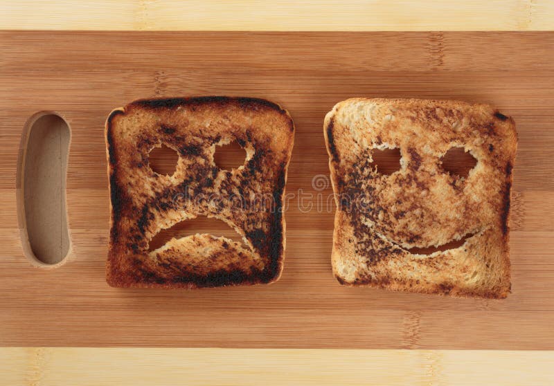 Happy Sad Toast Bread Stock Photos - Free & Royalty-Free Stock Photos ...