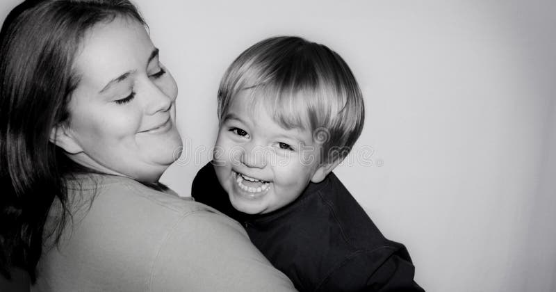 Happy & Safe with Mom stock photo. Image of single - 7026760