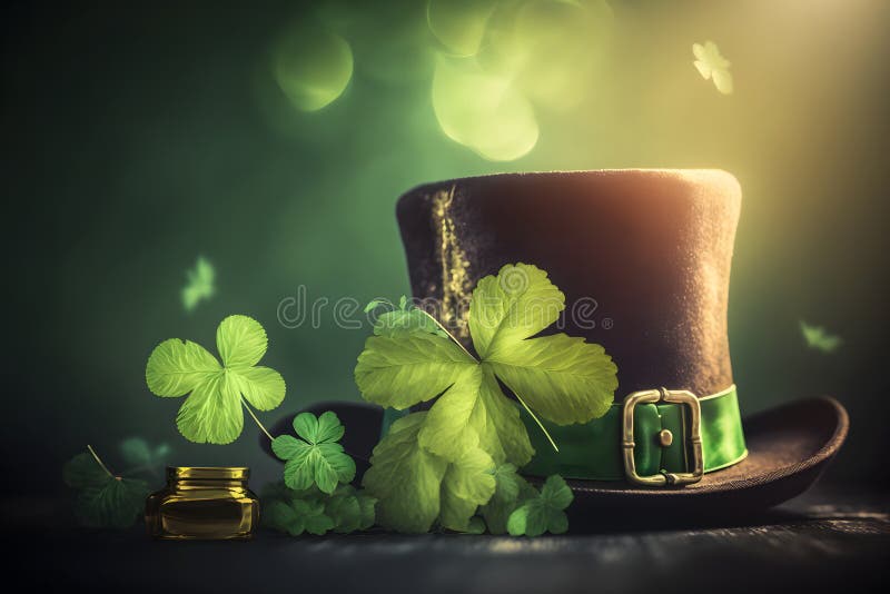 Happy Saint Patricks Day Greeting Card. Neural Network AI Generated ...