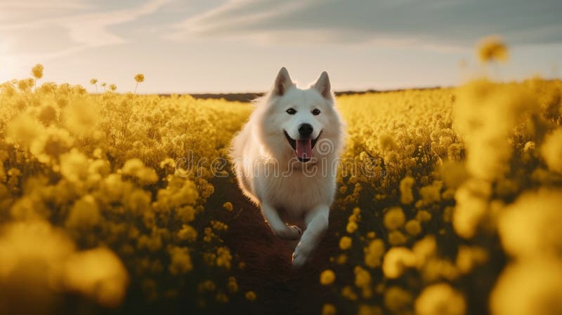 Happy Samoyed Stock Illustrations – 284 Happy Samoyed Stock ...
