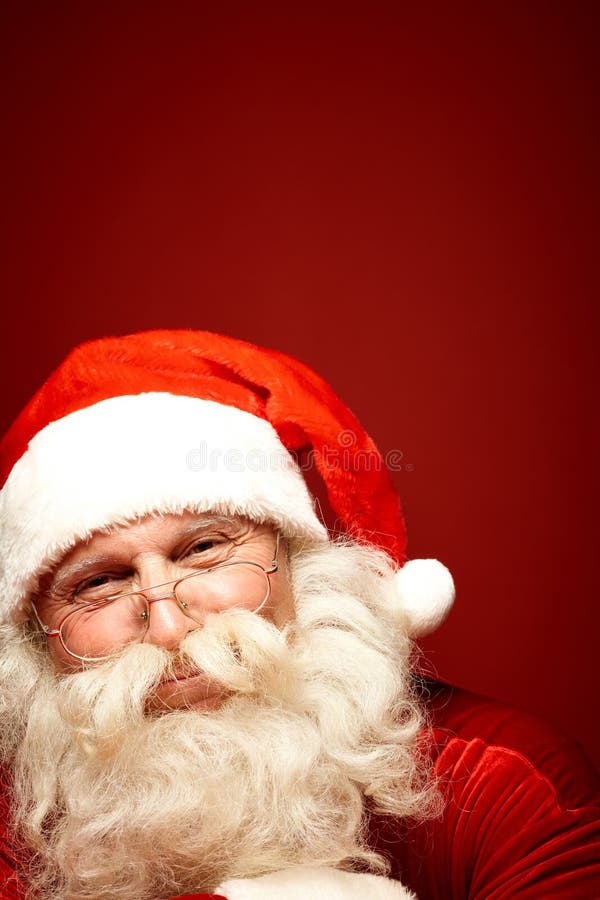 Happy Santa Claus stock image. Image of santa, face, people - 63778065