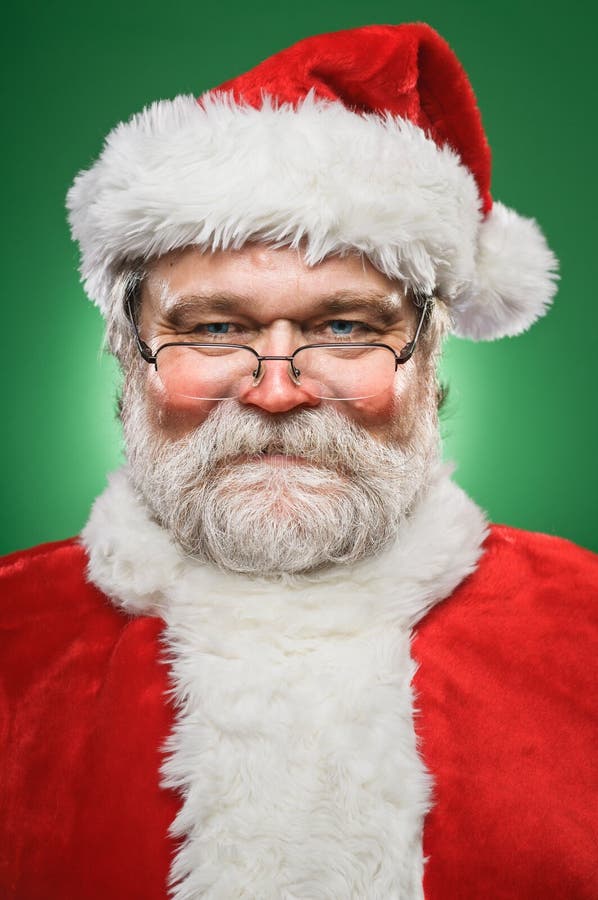 Happy Santa Claus Portrait stock photo. Image of smiling - 31177618