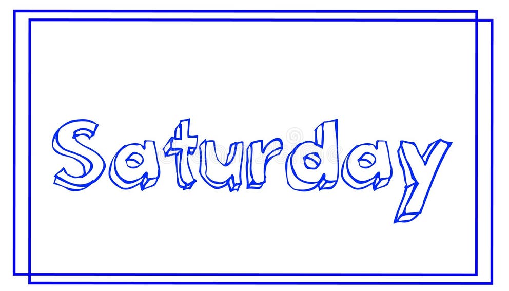 Happy Saturday background stock illustration. Illustration of circle ...