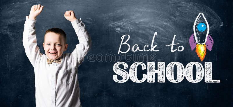 Happy school boy stock photo. Image of student, class - 98099560