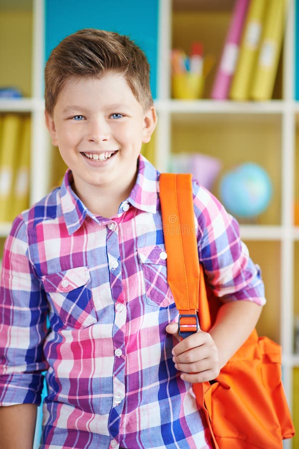 Happy schoolboy stock image. Image of friendly, expression - 59007989