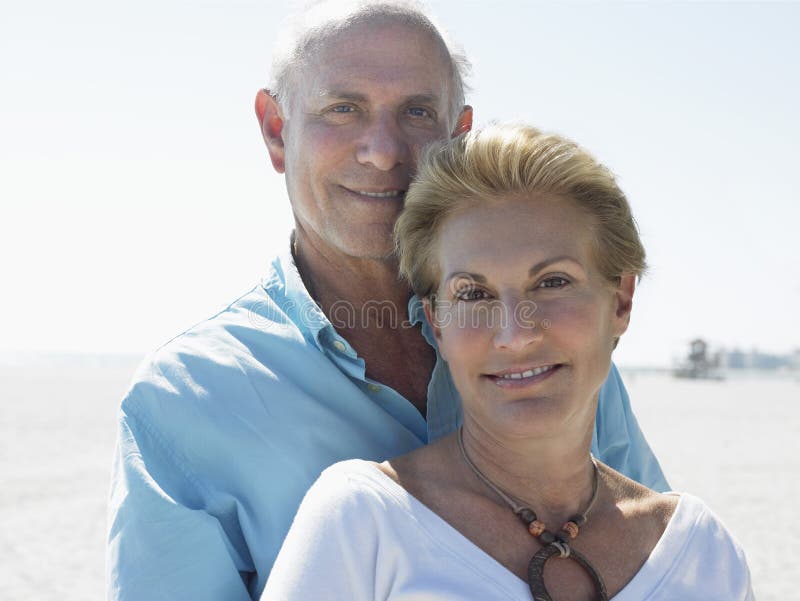 Happy Elderly Couple on Vacation Stock Image - Image of seniors, smile ...