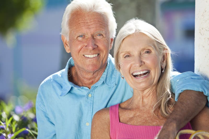 Senior couple stock photo. Image of retired, smiling - 15442838