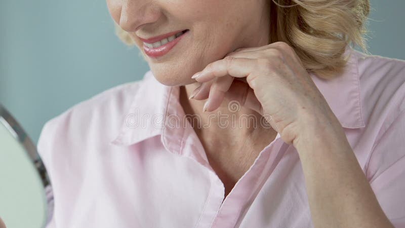 Happy Senior Couple Talking Laughing Together Secure Old Age
