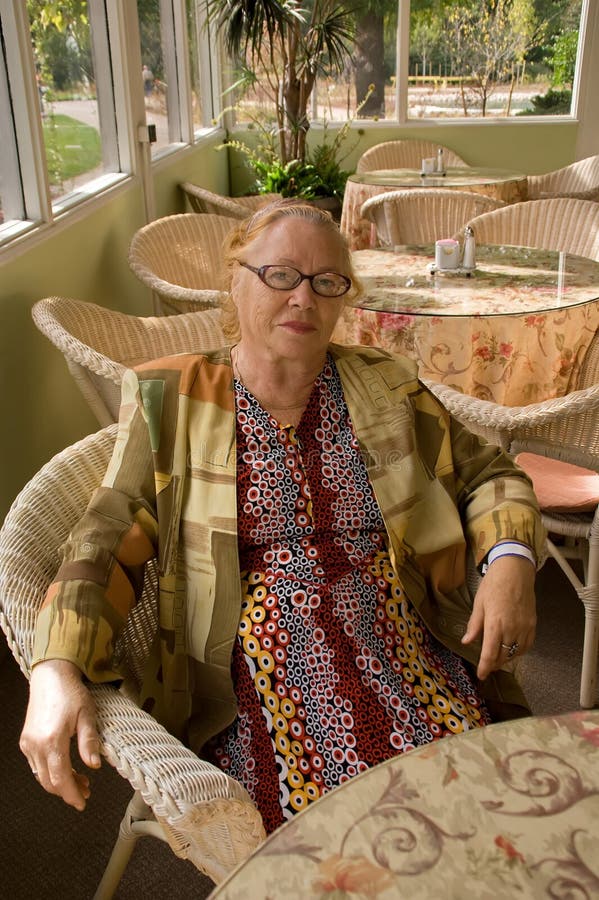 Happy senior lady stock photo. Image of cafe, life, older - 9509574