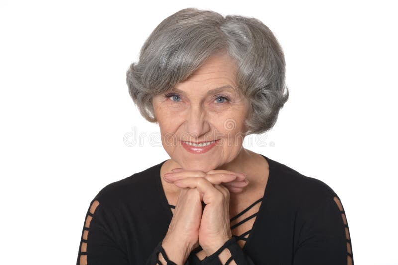 Happy old lady stock photo. Image of caucasian, smart - 22463828