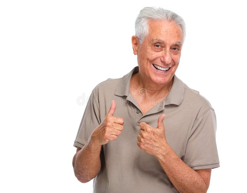 Happy old man stock image. Image of joyful, satisfaction - 29232681