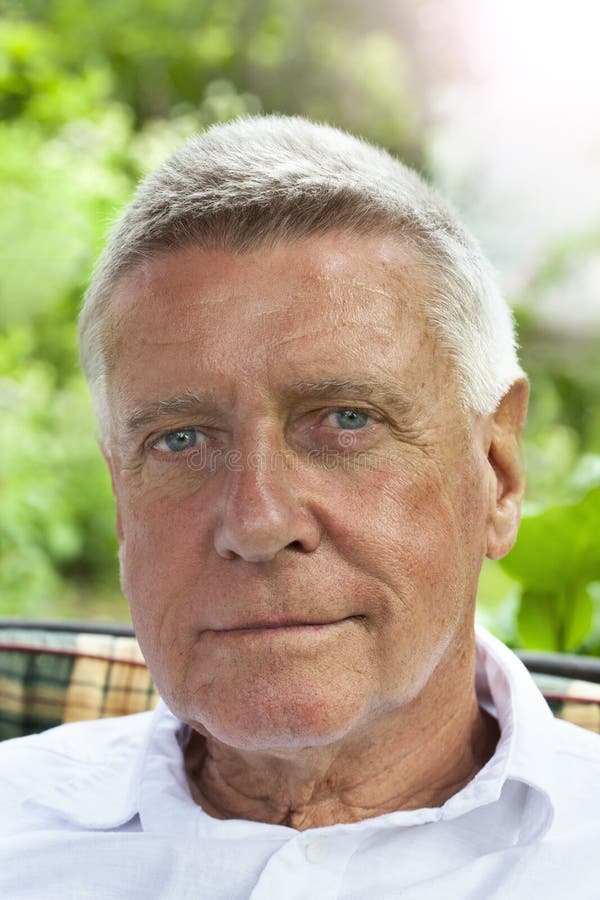 Happy Senior Man outdoor stock image. Image of people - 34147005