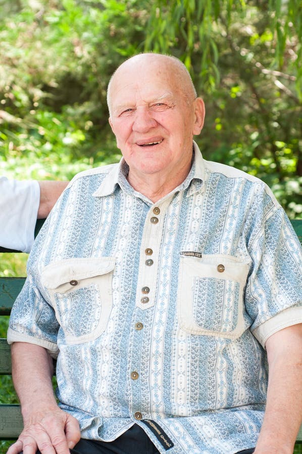 Happy Old Man stock photo. Image of grandfather, senior - 13895442