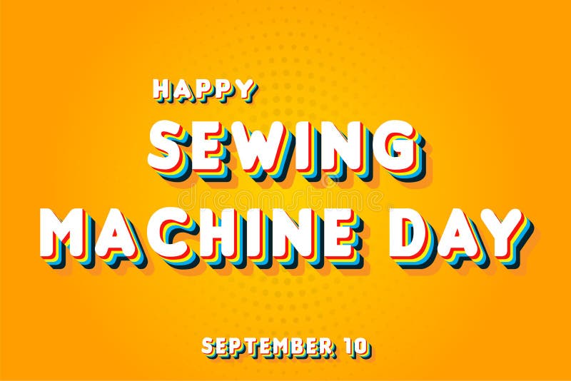 Happy Sewing Machine Stock Illustrations – 560 Happy Sewing Machine ...
