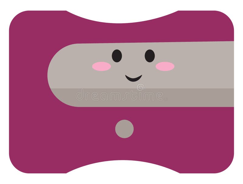 Happy Sharpener, Illustration, Vector Stock Vector - Illustration of ...