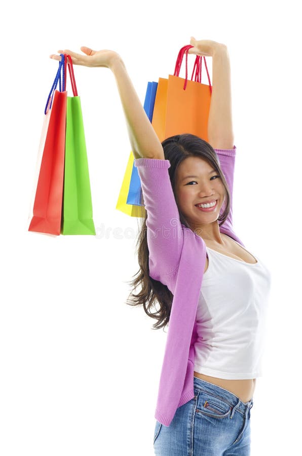 Happy shopper stock photo. Image of happy, consumerism - 26158916