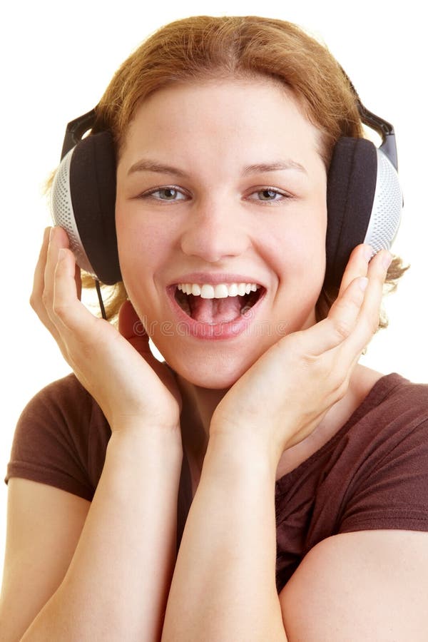 Happy singer stock image. Image of cutout, karaoke, relaxation - 10412177
