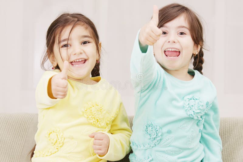 Happy sisters stock photo. Image of blue, young, pretty - 11593382