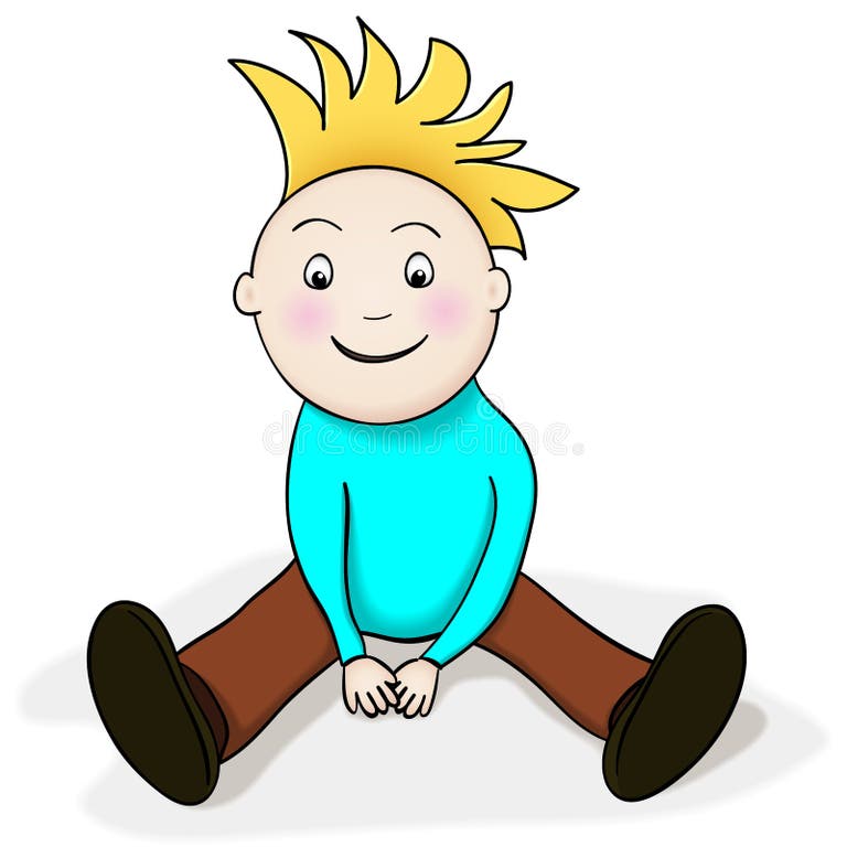 Child Sitting Floor Drawing Stock Illustrations – 1,305 Child Sitting ...