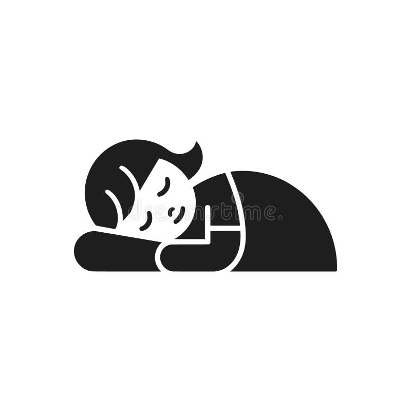 Happy Sleep Time Icon stock vector. Illustration of symbol - 361852414