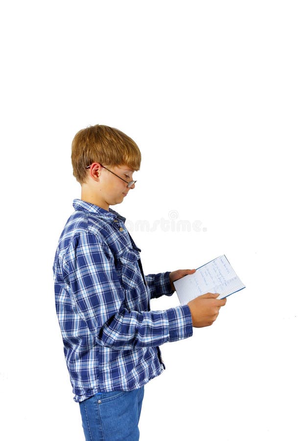 Happy smart boy is reading stock image. Image of book - 36226987