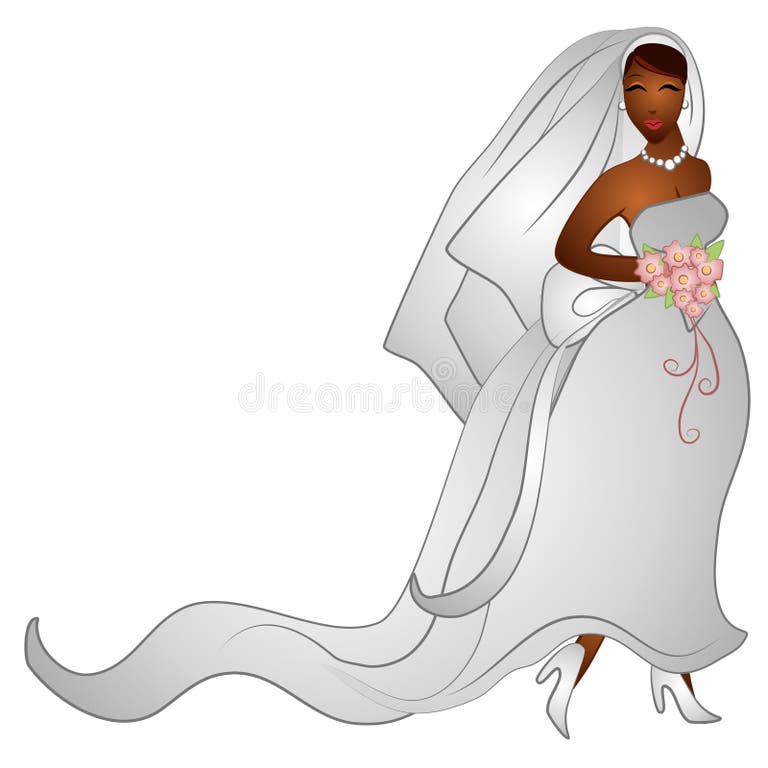Wedding Dress Clip Art Stock Illustrations – 1,610 Wedding Dress Clip ...