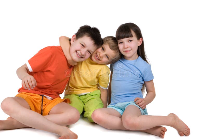 Happy Smiling Children stock image. Image of housing, buddies - 2166911
