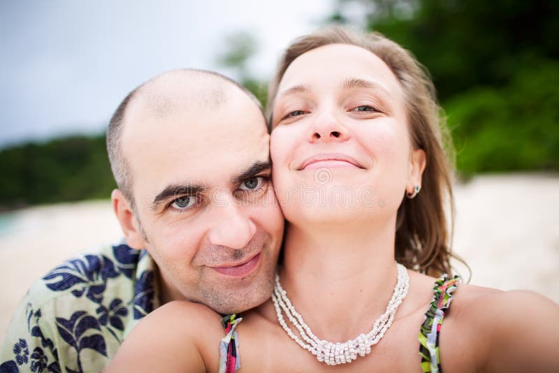 Happy Smiling Couple stock image. Image of blond, landscape - 23638333