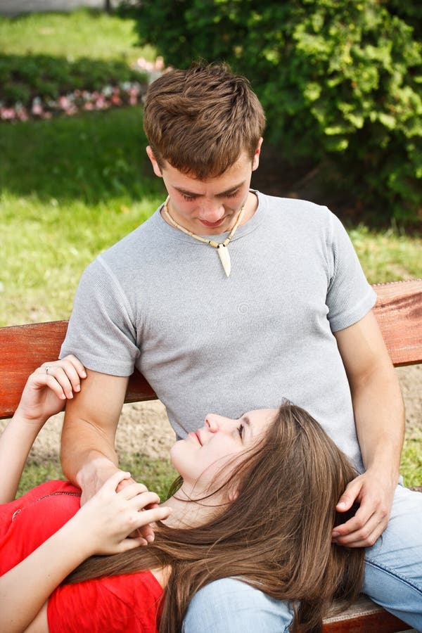 Happy smiling couple stock photo. Image of horizontal - 25352468