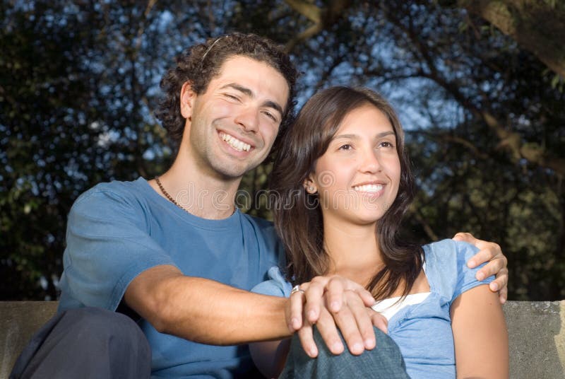 Happy, Smiling Couple. Horizontal Picture. Image: 5433893